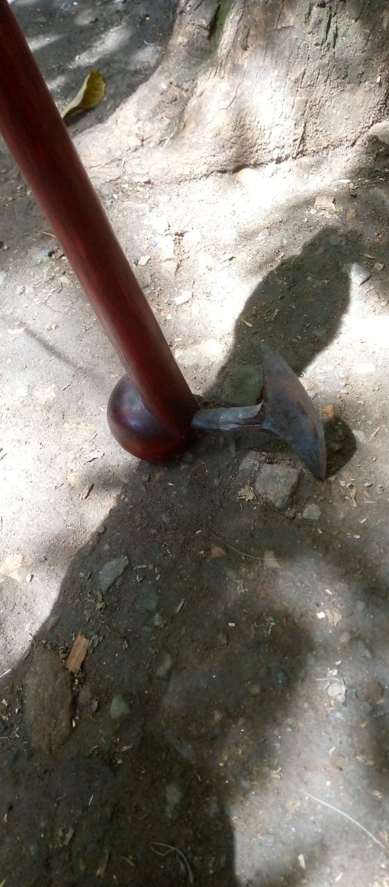 Traditional African Hatchet Ax Shoka Original Handcarved U Pik Wood 17 ...