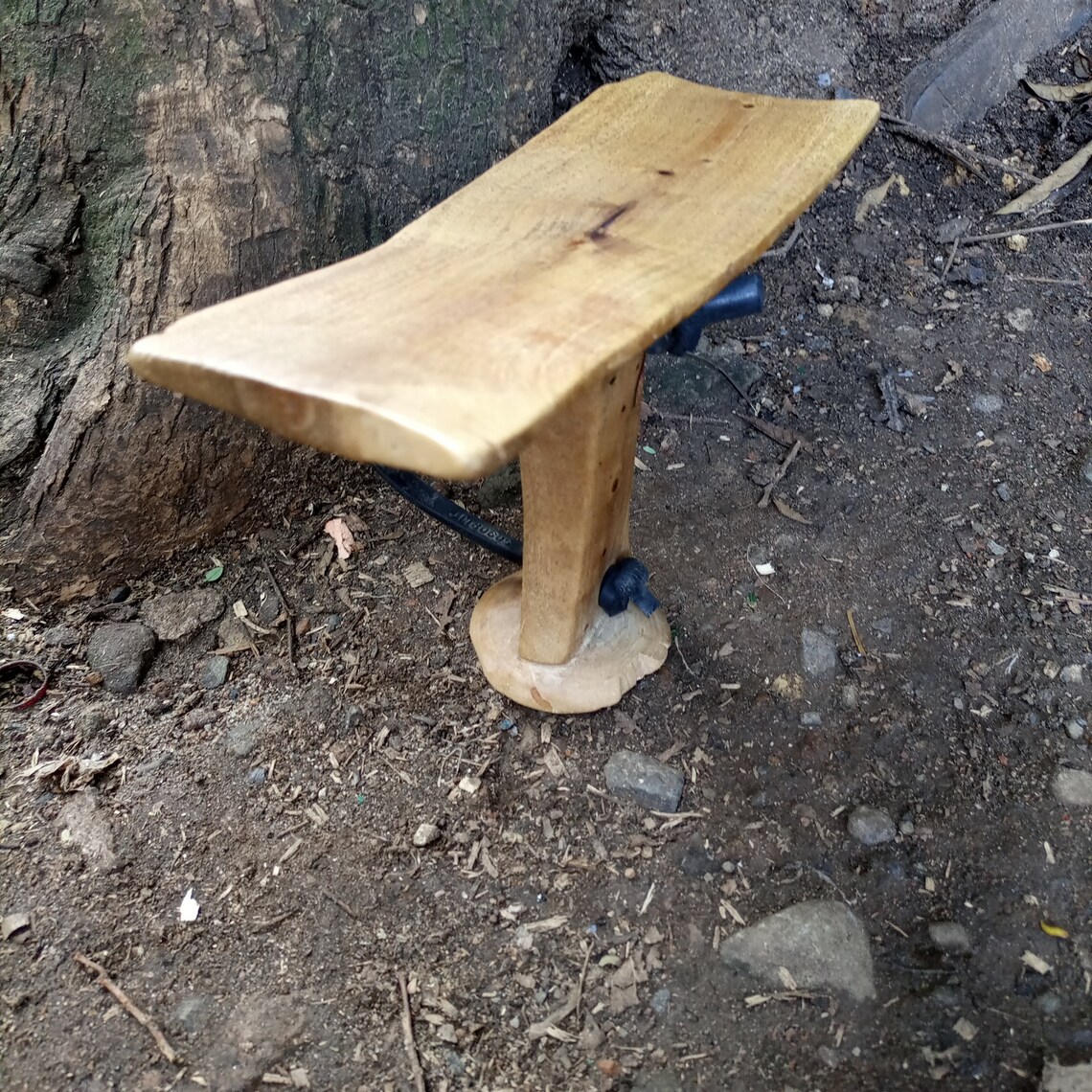 Vintage Pokot Acacia Wood Stool Chair Seat Headrest Antique Kenya ...