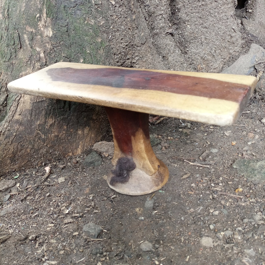Vintage Turkana Stool Chair Headrest Antique Kenya African Functional ...