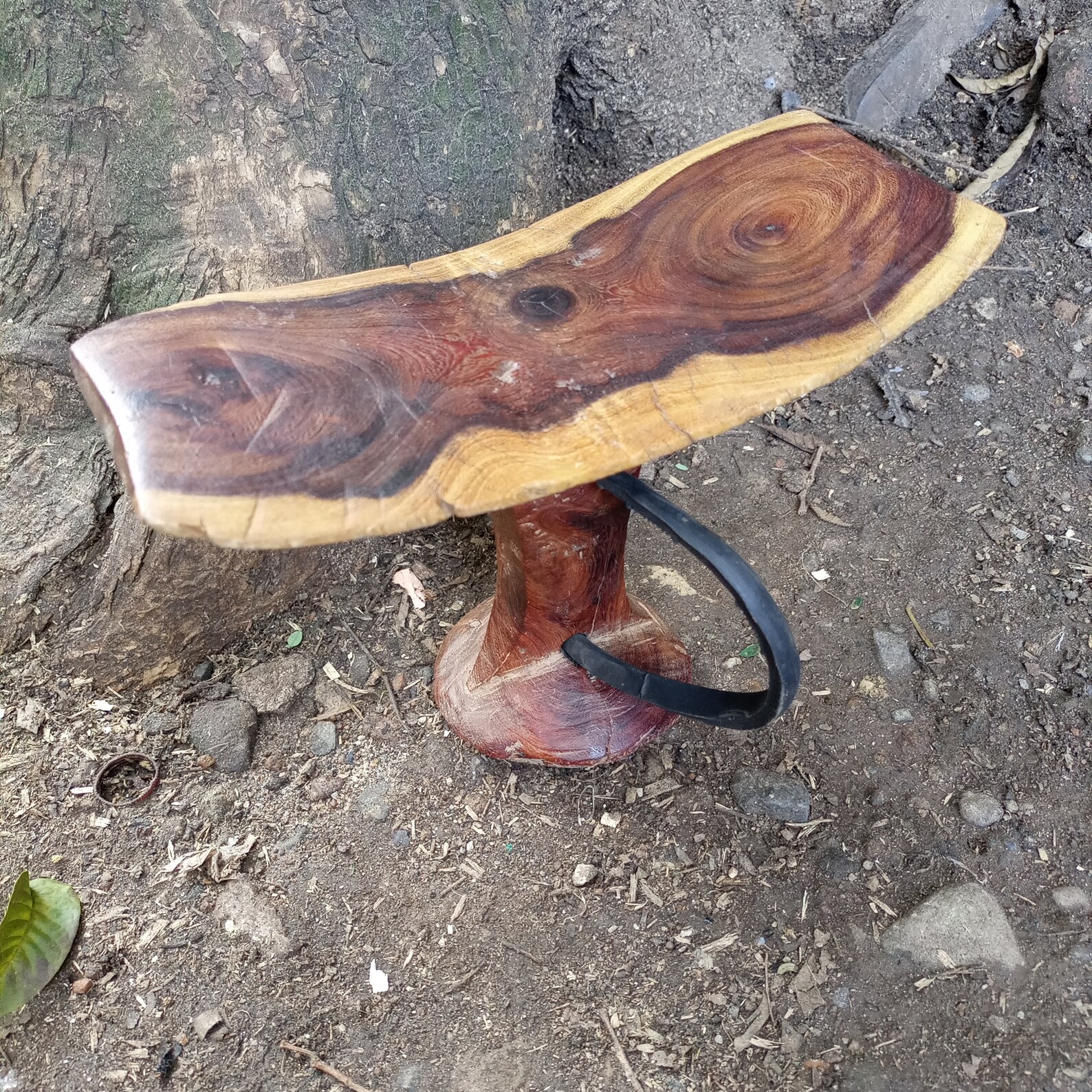 Vintage Pokot Acacia Wood Stool Chair Seat Headrest Antique Kenya ...