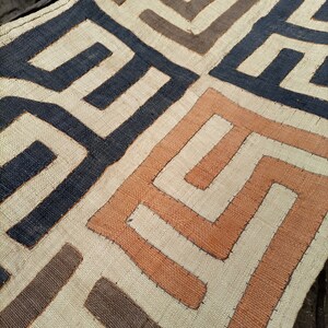 116x24 INCH Bakuba Tribe Original Clothes Textile Tapestry Kasai DRC ...