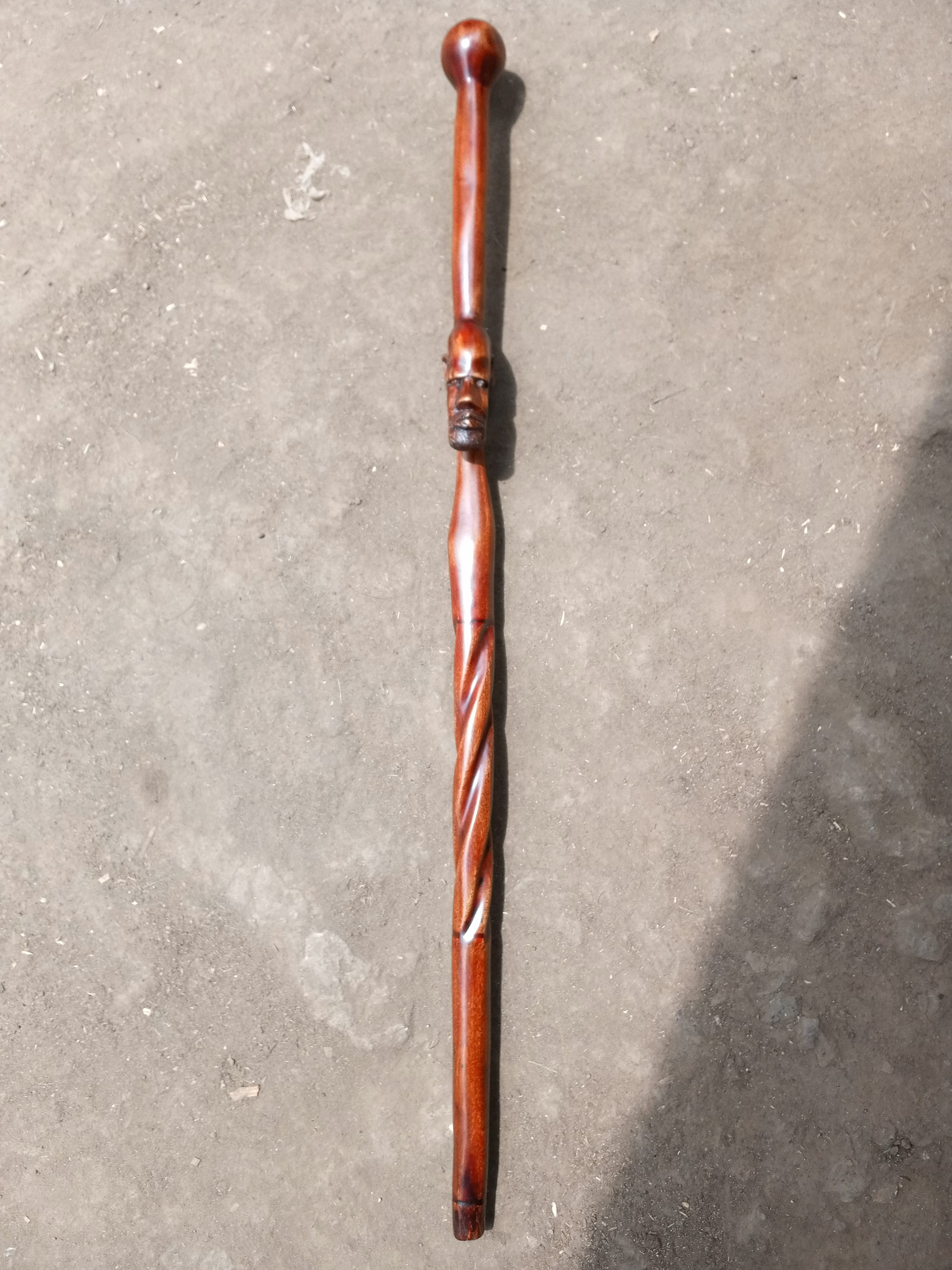 Maasai Traditional Elder's Talking Stick Original Handcarved U Pik Wood ...