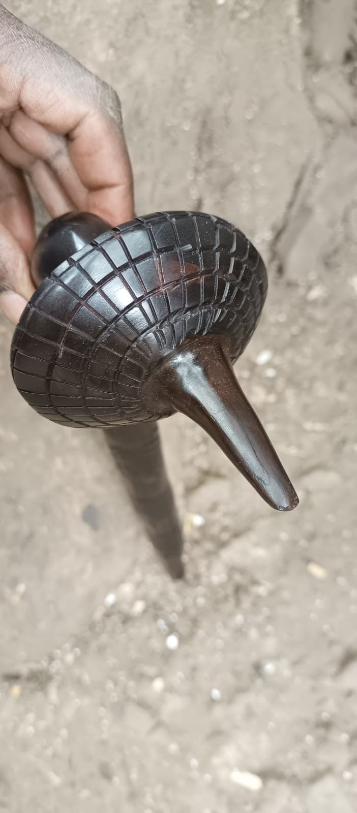 Traditional Tokofini Style Talking Stick Original Handcarved U Pik Wood ...