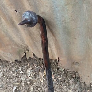 Traditional Tokofini Style Talking Stick Original Handcarved U Pik Wood ...