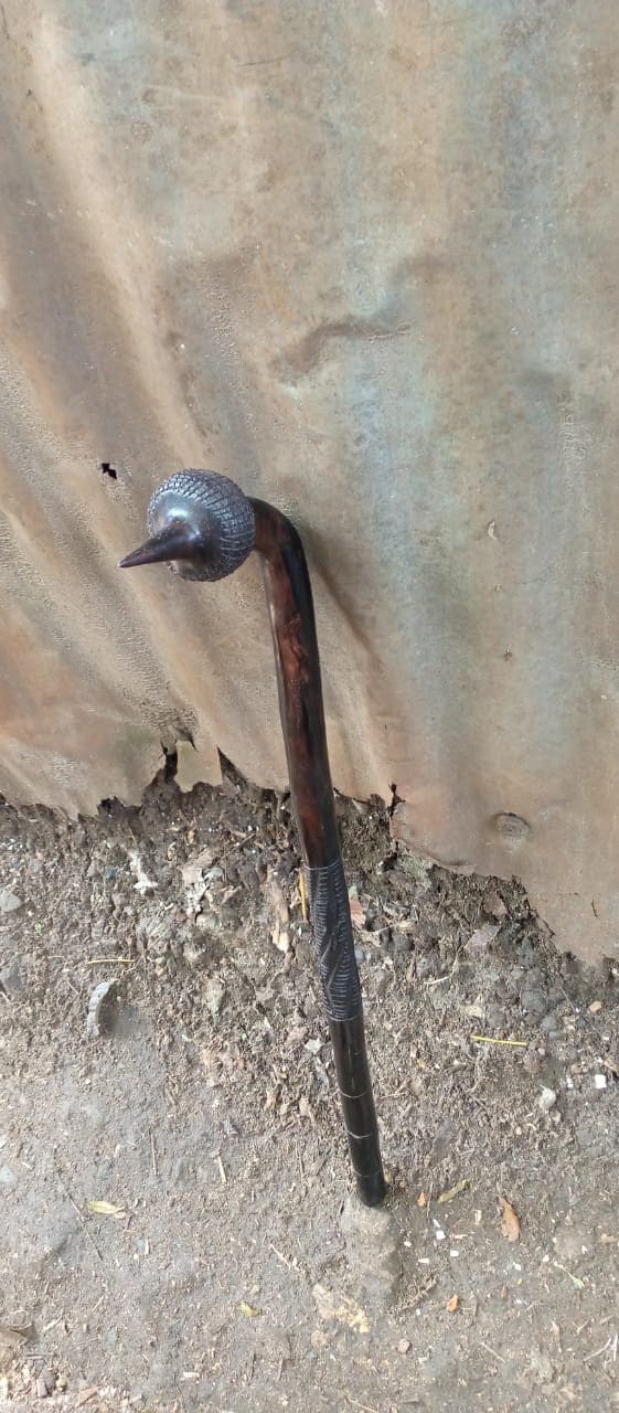 Traditional Tokofini Style Talking Stick Original Handcarved U Pik Wood ...