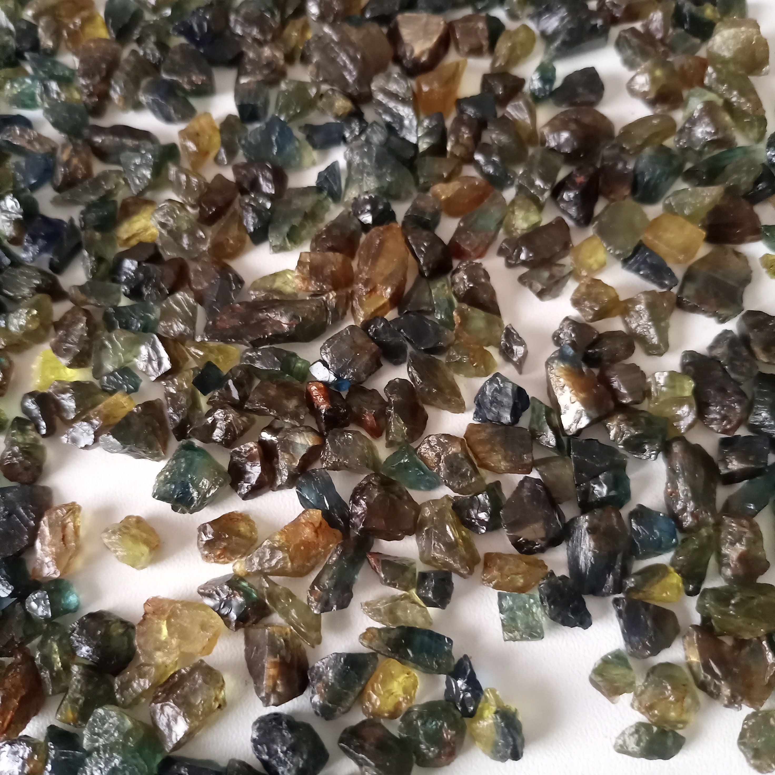 1KG Gem Sapphire Mix Parcel Natural Gemstone Rough Jewelry Facet Grade ...