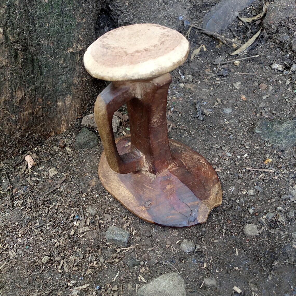 Vintage Turkana Pokot Stool Chair Seat Headrest Antique Kenya African ...