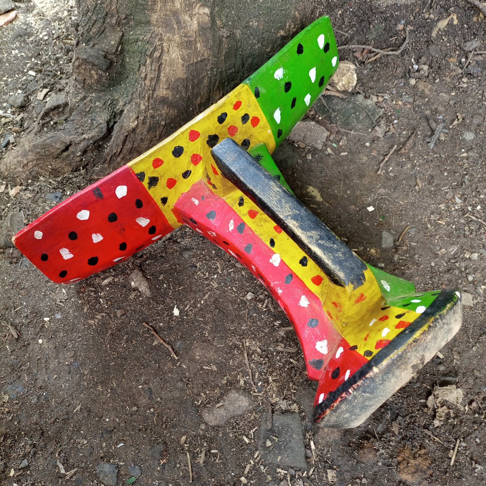 Vintage Turkana Pokot Stool Chair Headrest Antique Kenya African Rasta ...
