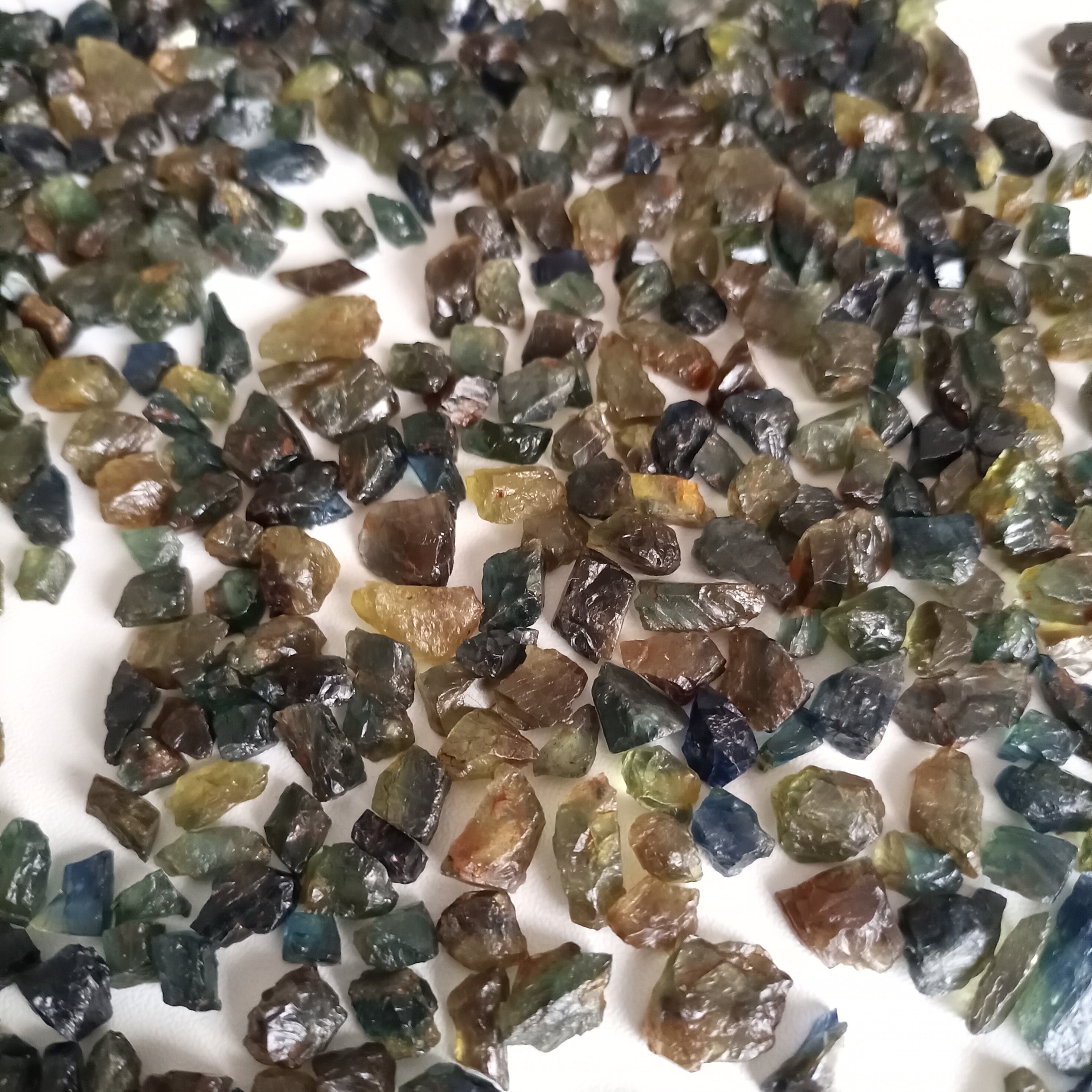 1KG Gem Sapphire Mix Parcel Natural Gemstone Rough Jewelry Facet Grade ...