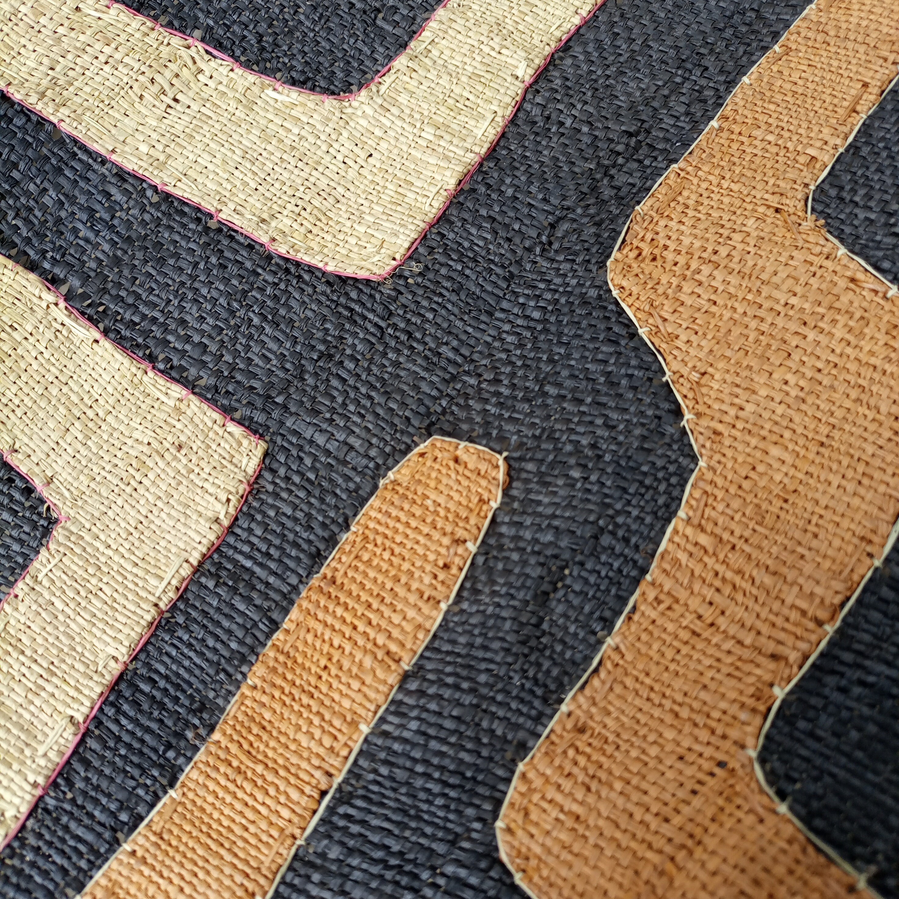 116x24 INCH Bakuba Tribe Original Clothes Textile Tapestry Kasai DRC ...