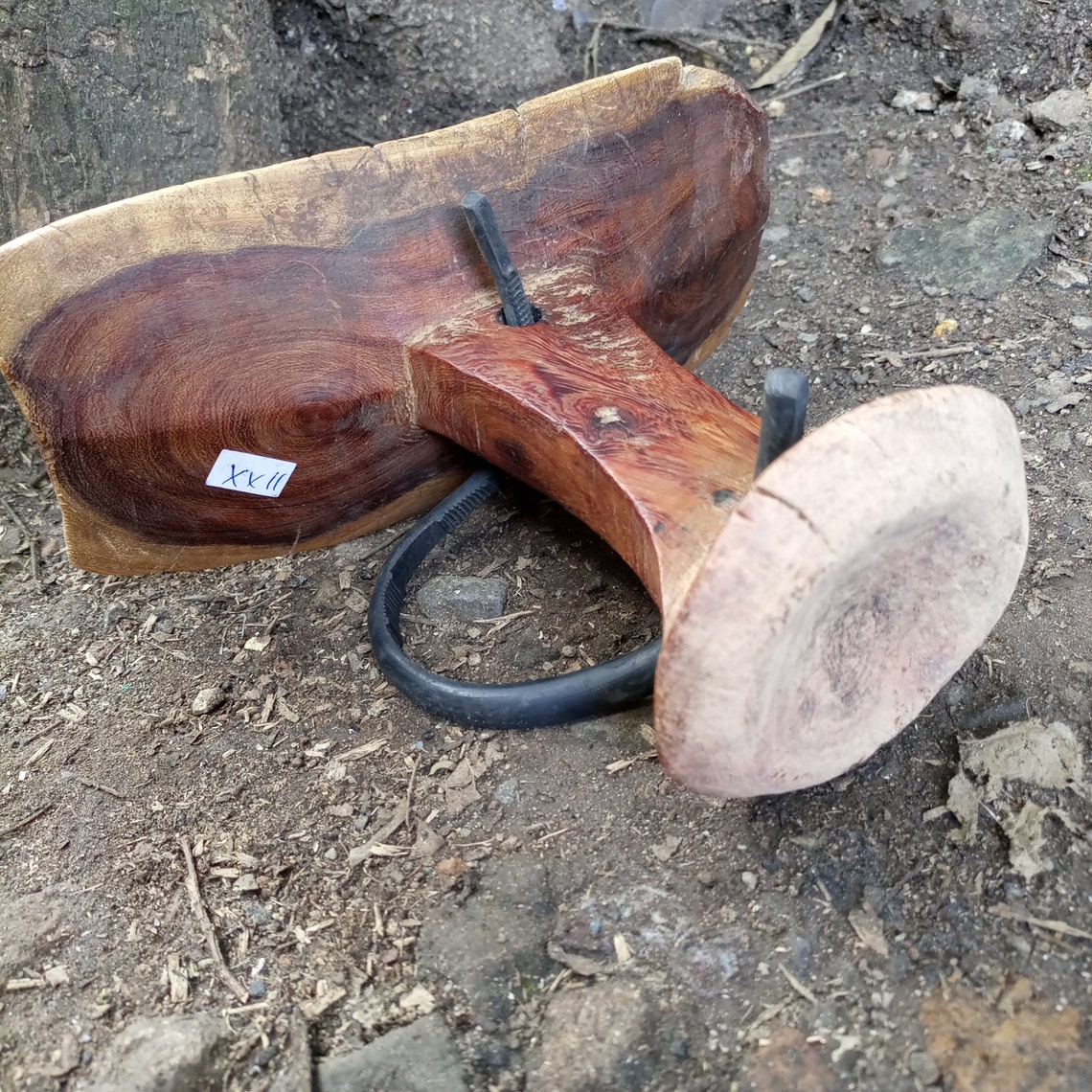 Vintage Pokot Acacia Wood Stool Chair Seat Headrest Antique Kenya ...