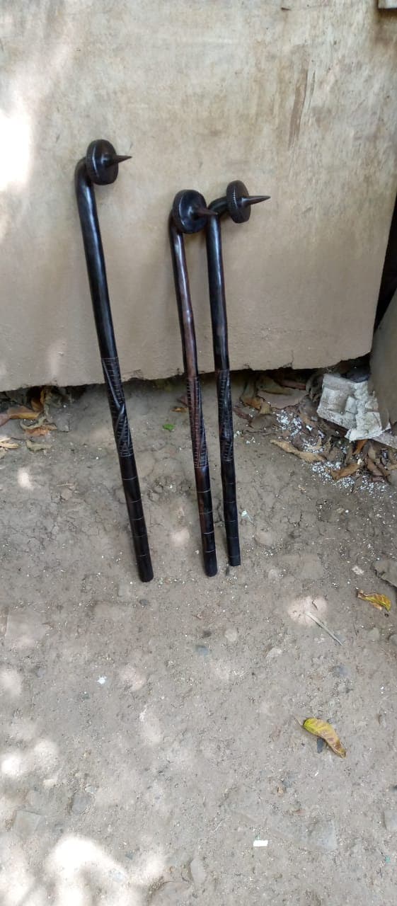 Traditional Tokofini Style Talking Stick Original Handcarved U Pik Wood ...