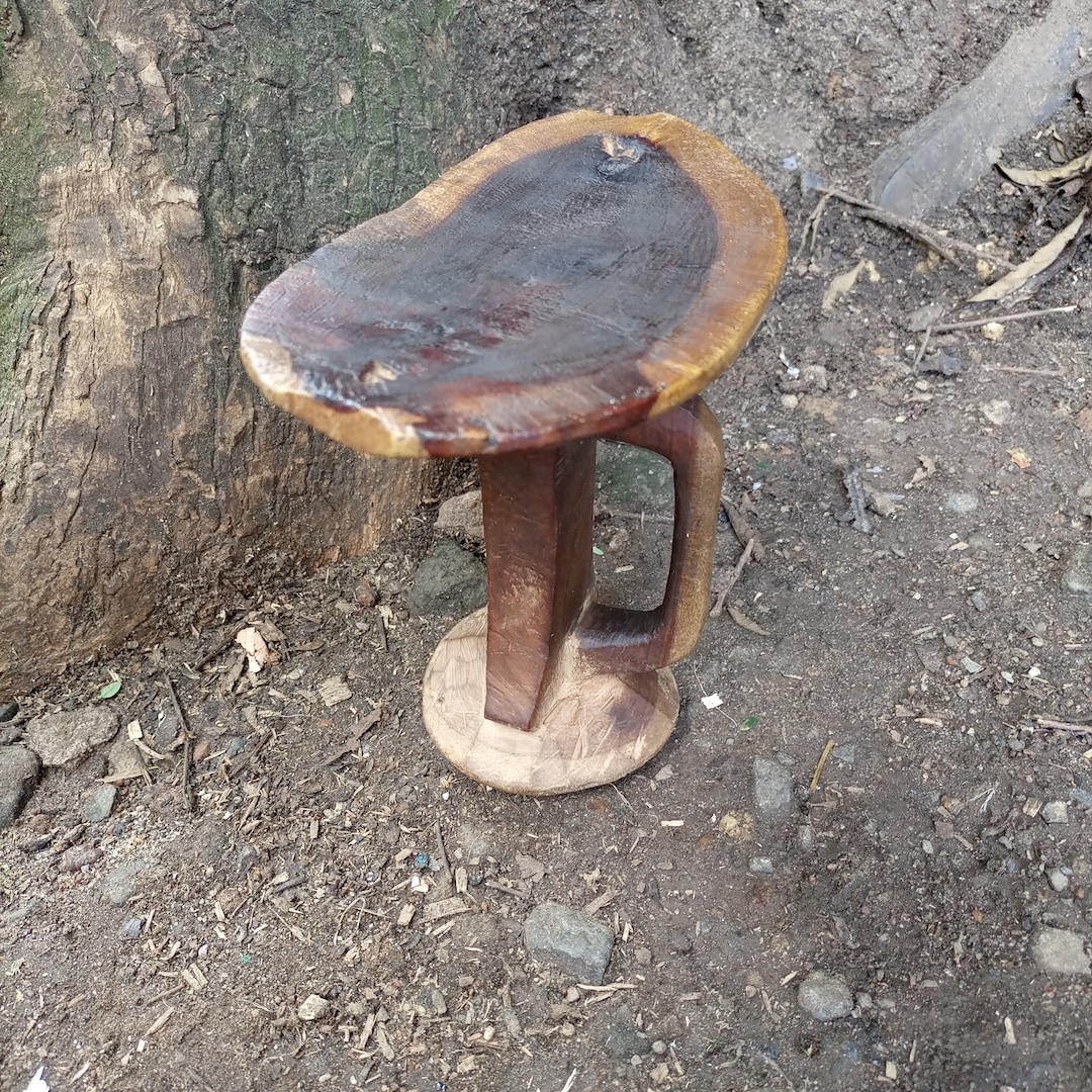 Vintage Turkana Pokot Stool Chair Seat Headrest Antique Kenya African ...