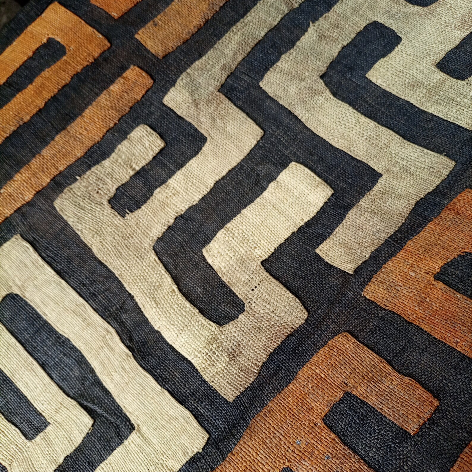 116x24 INCH Bakuba Tribe Original Clothes Textile Tapestry - Etsy