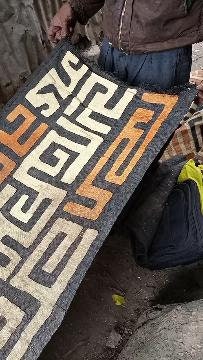 116x24 INCH Bakuba Tribe Original Clothes Textile Tapestry - Etsy