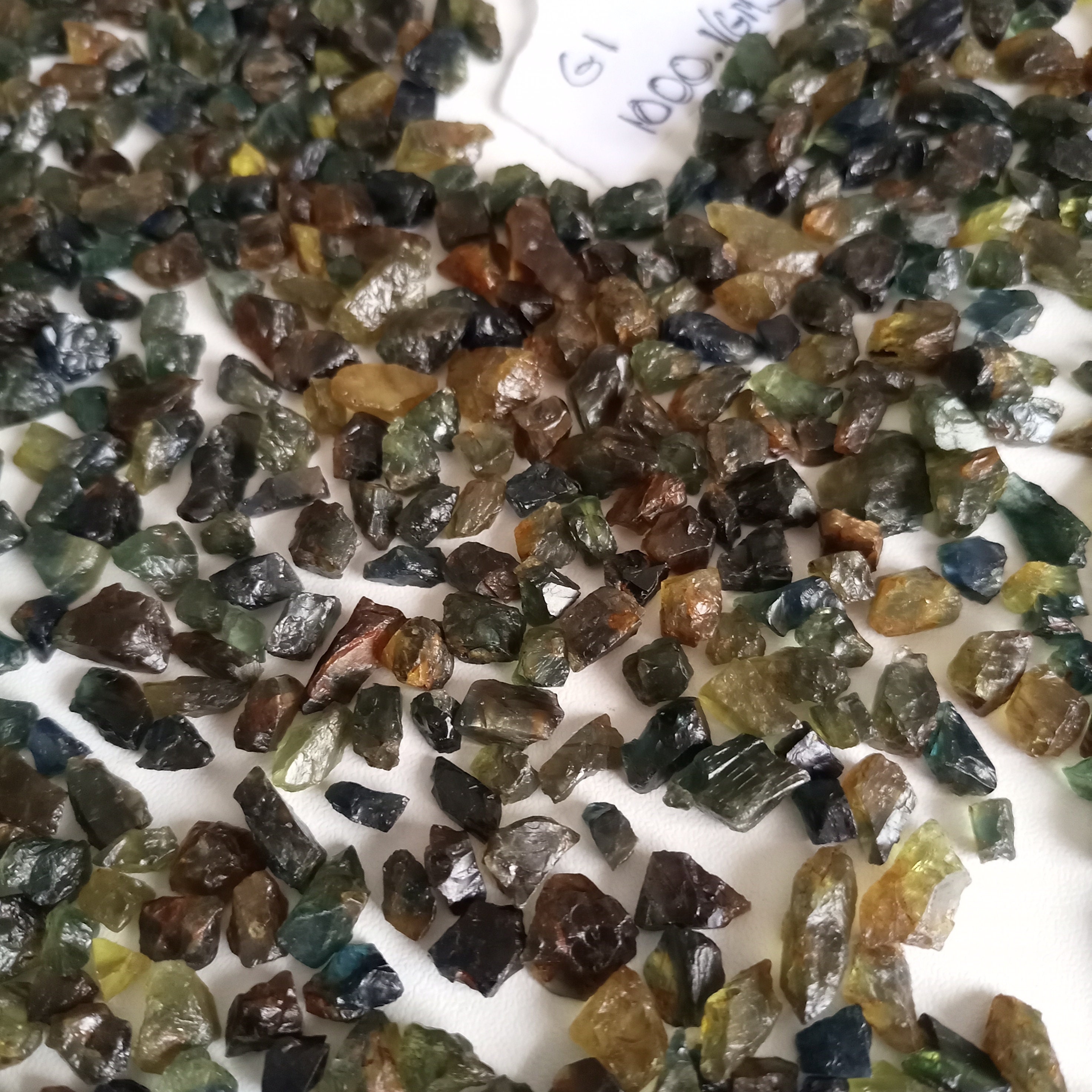1KG Gem Sapphire Mix Parcel Natural Gemstone Rough Jewelry Facet Grade ...