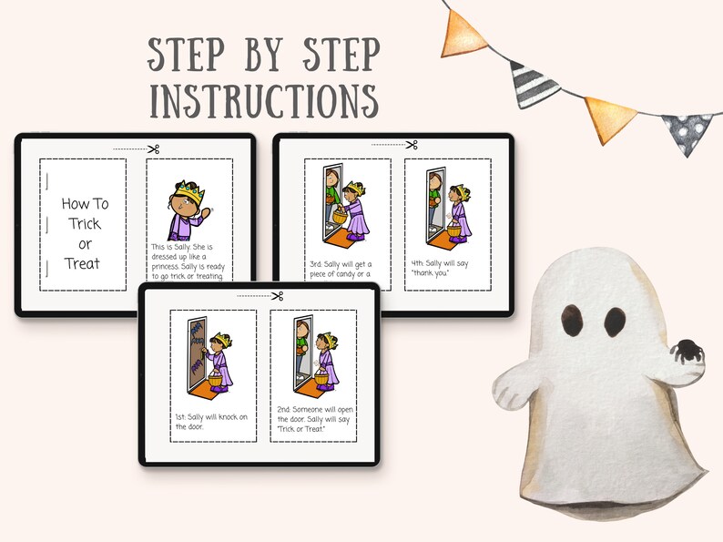 How to Trick or Treat Social Story Autism - Etsy
