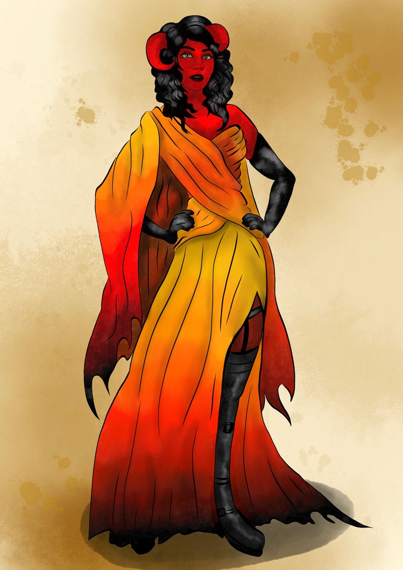 Dnd Character Art - Etsy