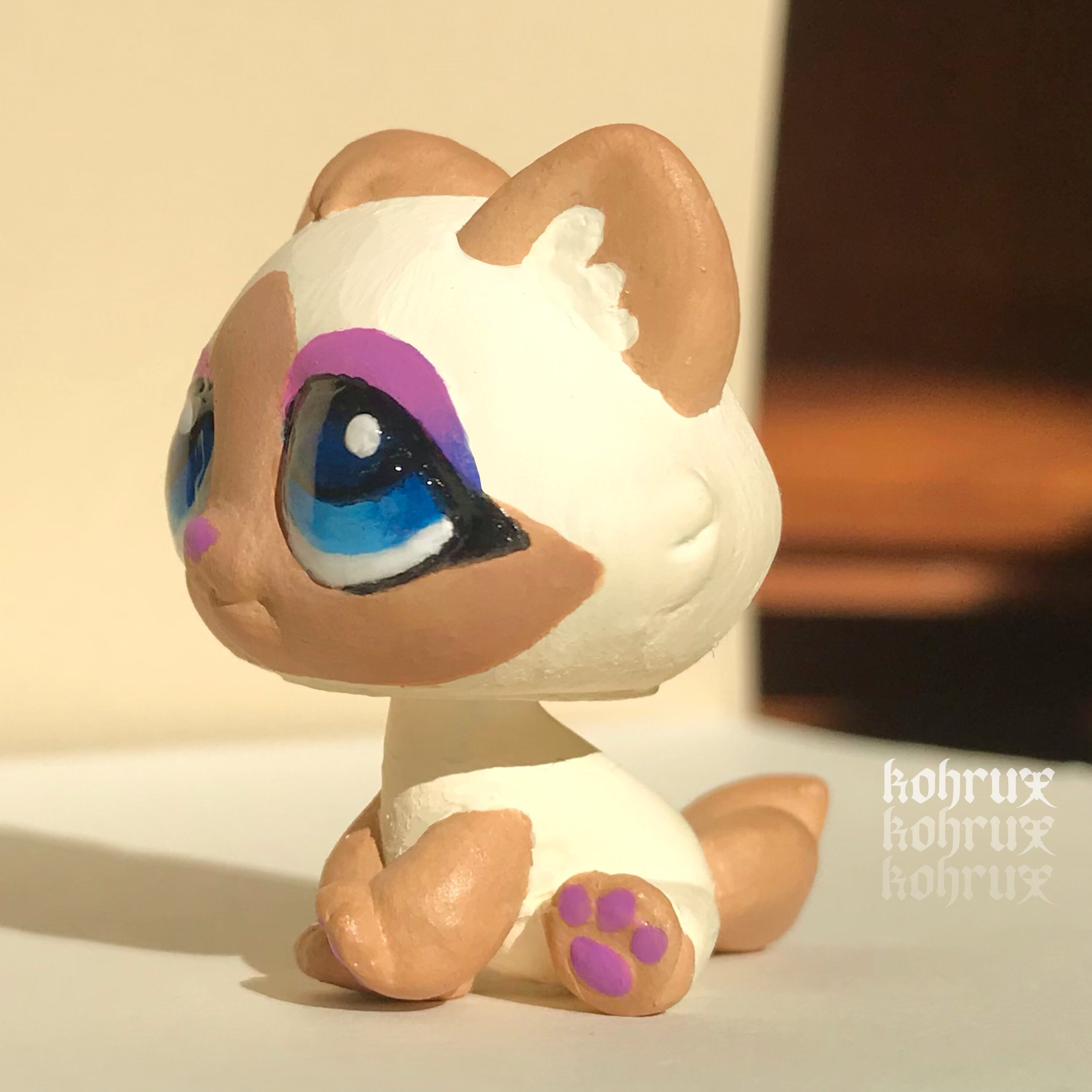 OOAK LPS bon bon kitty custom | Etsy