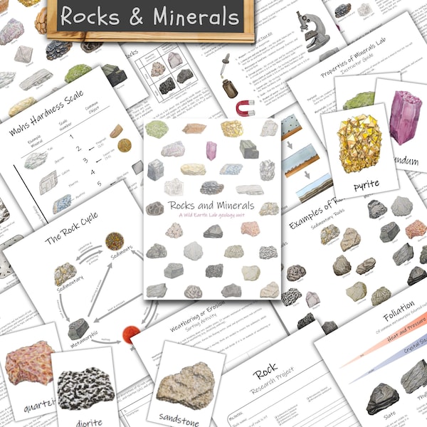 Rocks and Minerals - Etsy
