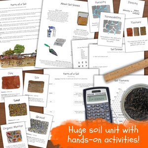Soil Science Unit: Lab Activities, Soil Textures, Horizons (PDF ...