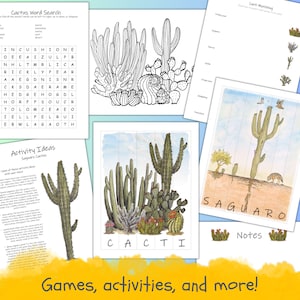 Cactus Unit: Nature Curriculum, Homeschool Science, Nature Study ...