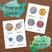 Solar System Three-part Cards: Sun and Planets, Astronomy for Kids ...