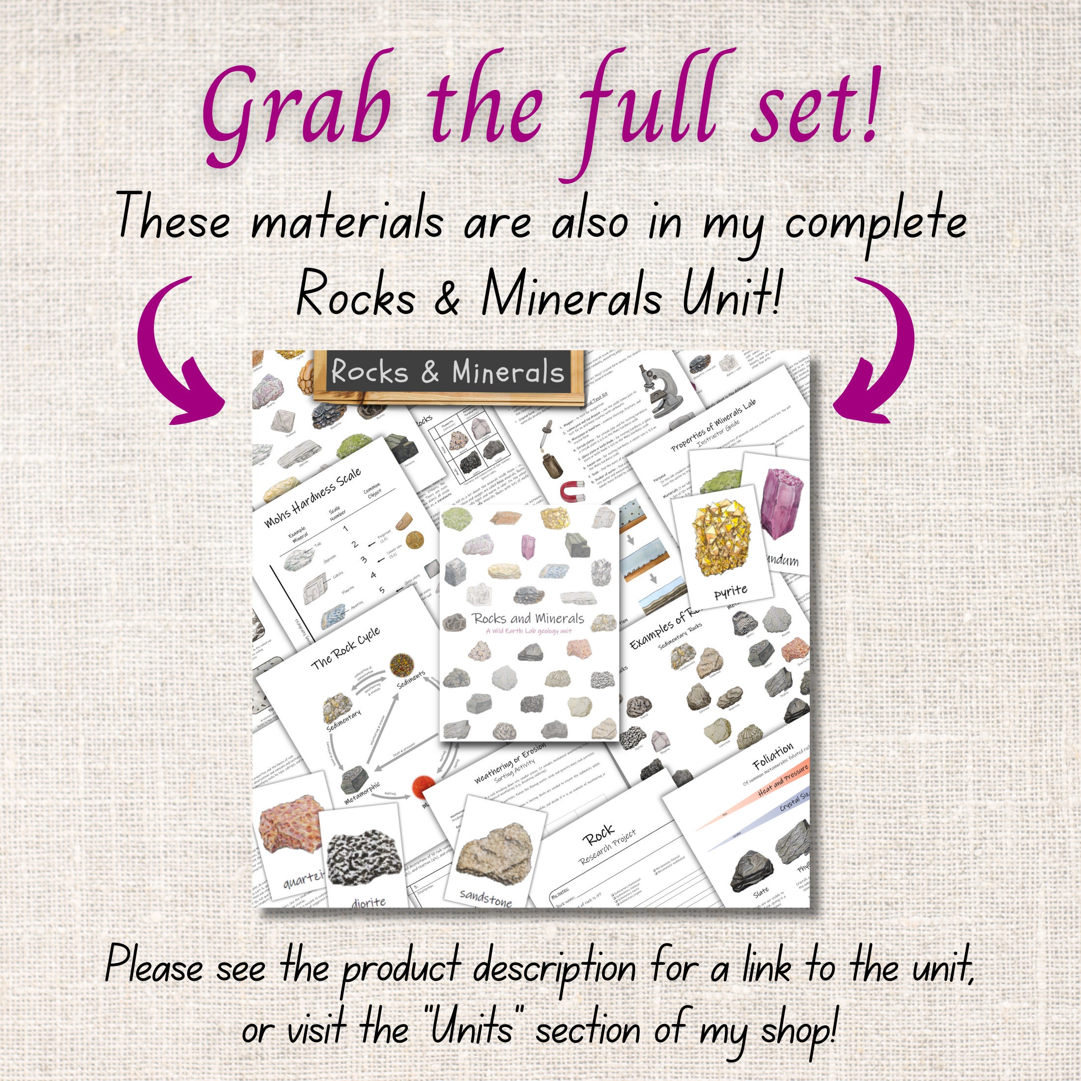 Rock ID Flashcards: Identify Common Igneous, Sedimentary, & Metamorphic ...