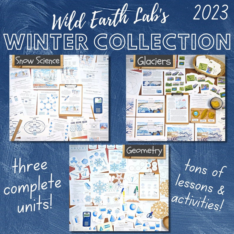 Winter Collection: Three Complete Winter Unit Studies Learn - Etsy