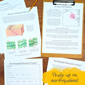 Plate Tectonics Unit: Complete Collection of Classroom Materials, Earth ...
