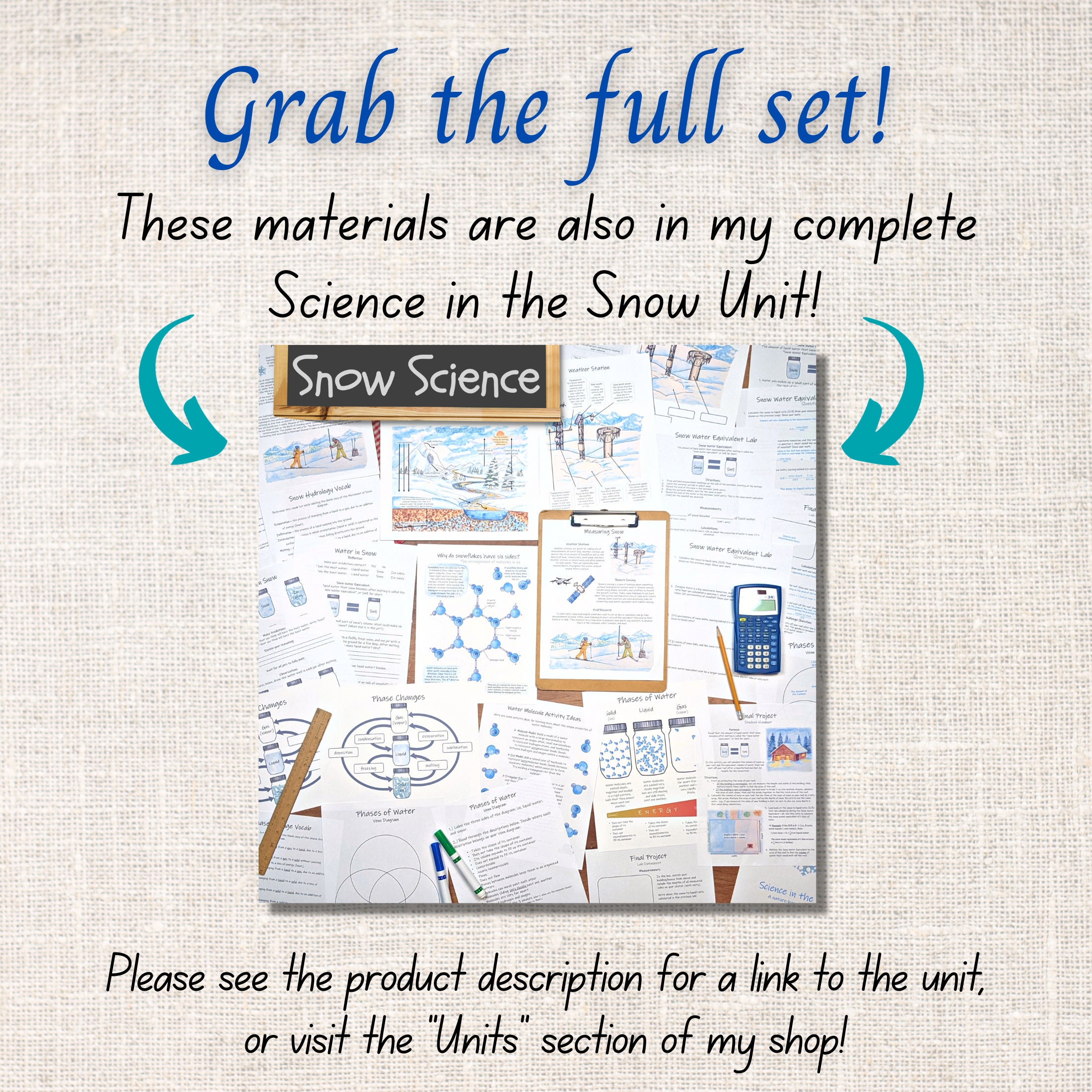 Phases of Water Mini Study: Science Activities, Classroom Posters ...