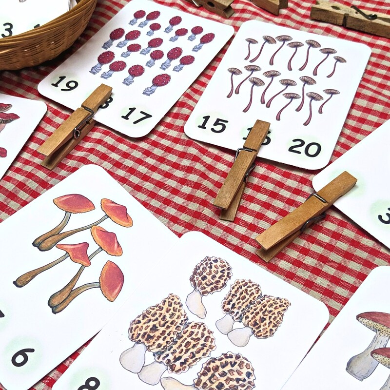 Count and Clip Cards - Etsy