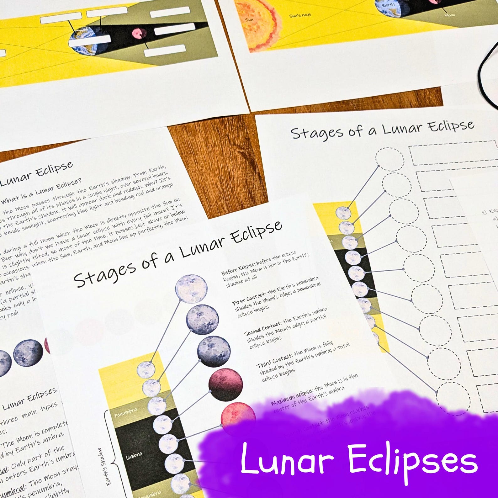 Night Sky Astronomy Unit: Printable Homeschool & Classroom Activities ...