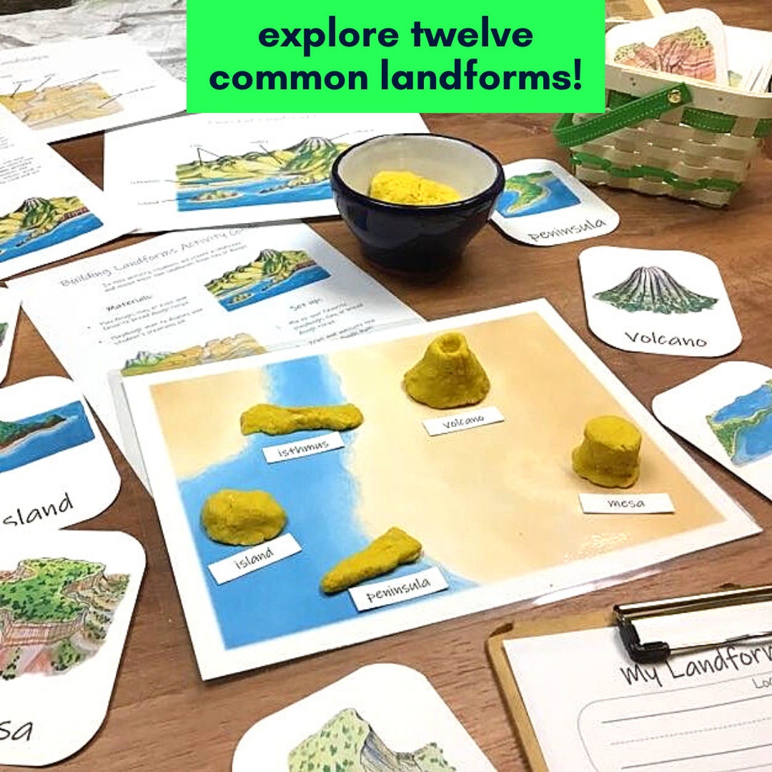 Landforms Unit: Geography Classroom Printables & Activities (PDF ...
