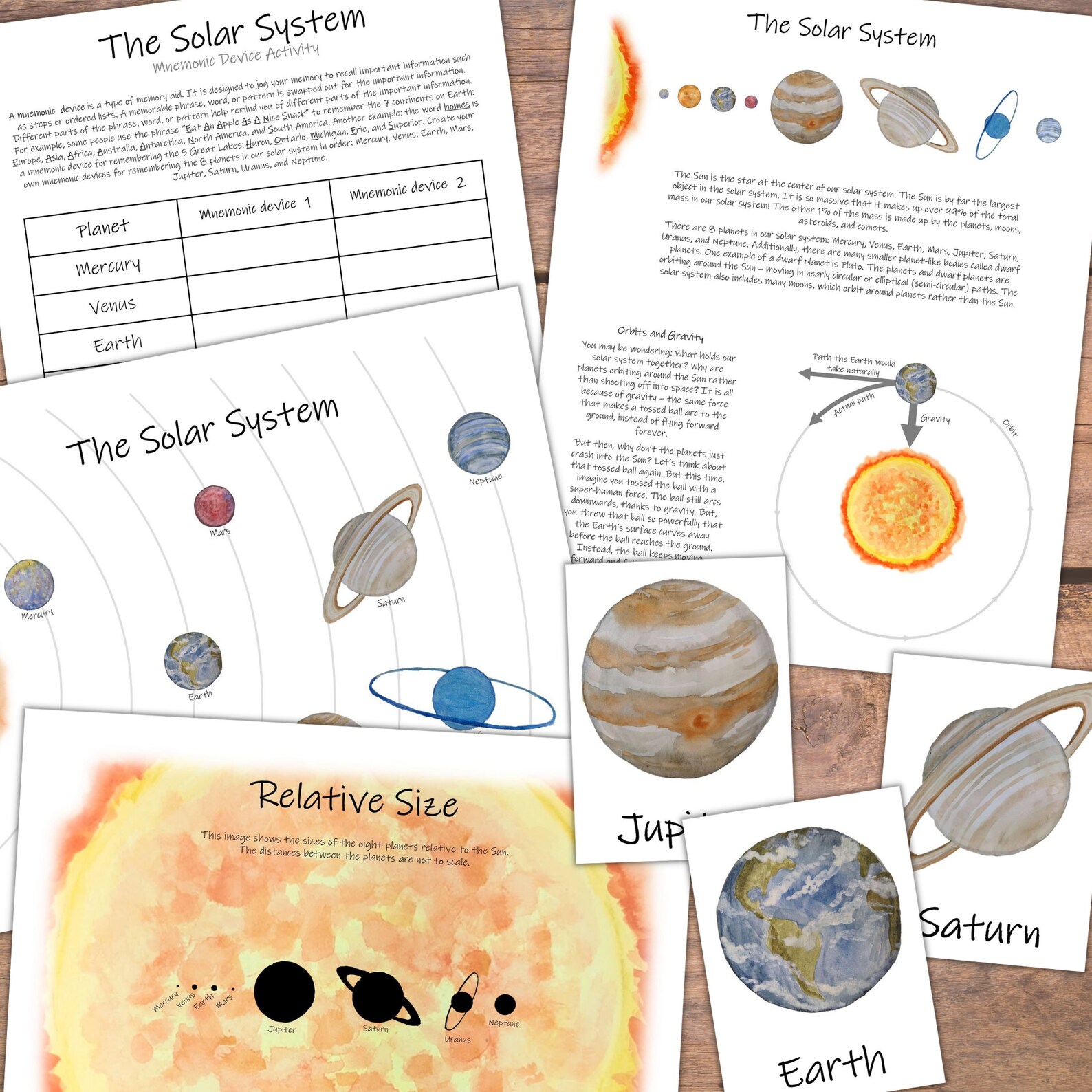 Math Activities: Solar System Distances Lab Measurement and Math ...