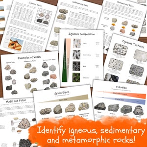 Rocks & Minerals Unit: Earth Science Lessons and Printables! Geology ...