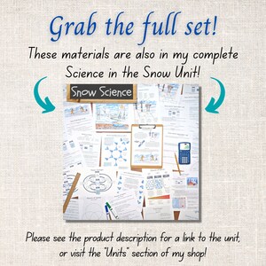 Snow Science Activities: Winter Science Projects With Applied Math ...