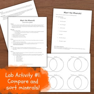 Minerals Mini Study: Geology Lab Activities (PDF Download) - Etsy