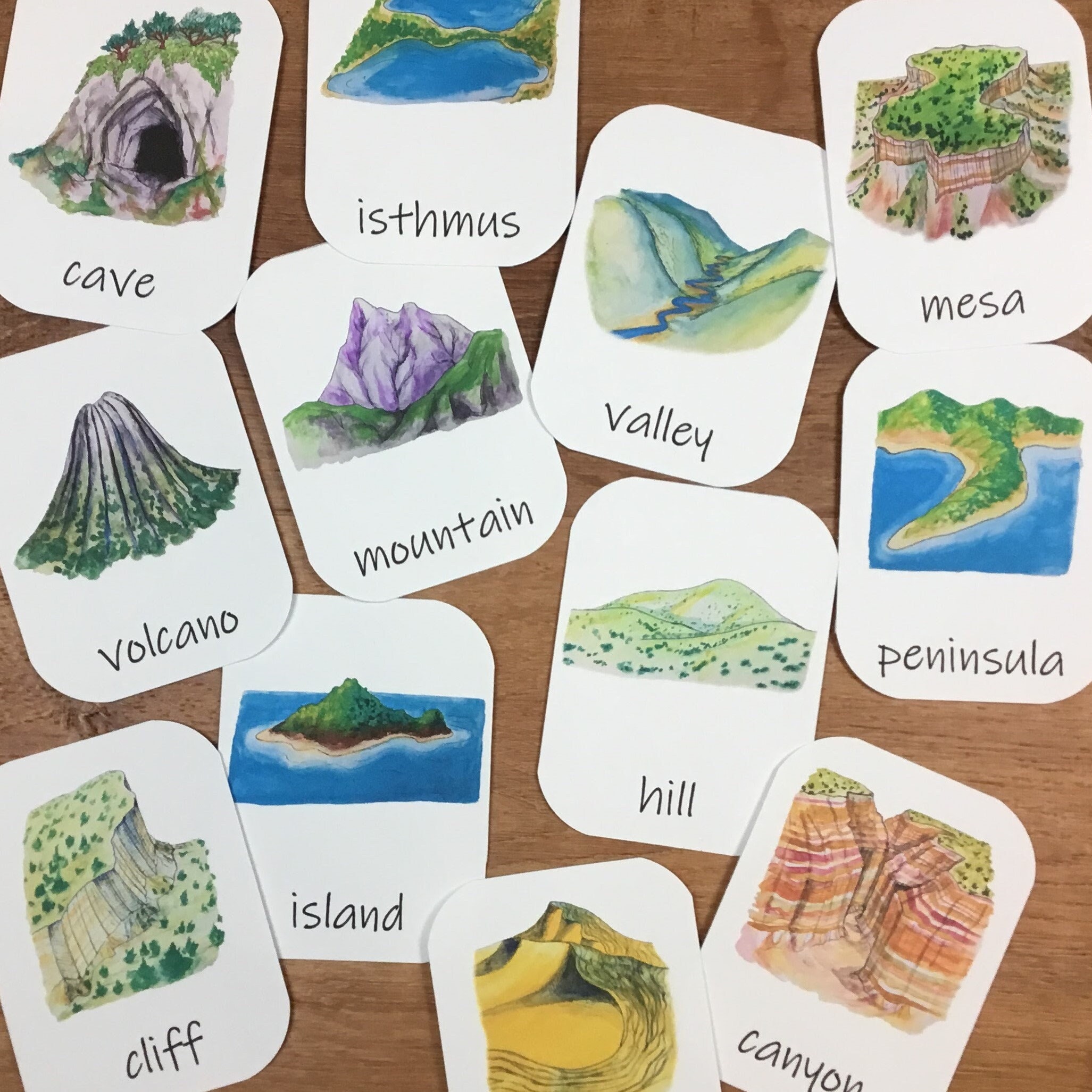 Landforms For Kids Clipart