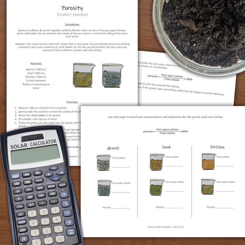 Porosity & Permeability Lab Activities: Science Projects With ...