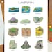 Landforms Classroom Poster: Printable Artwork of 12 Watercolor ...
