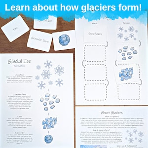 Glaciers Unit: Science on Ice! Earth Science Lesson Plan, Homeschool ...