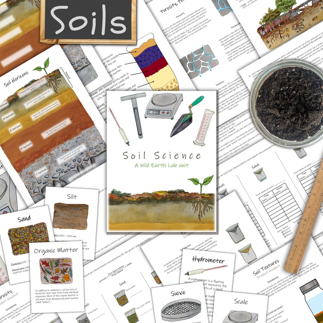 Soil Science Unit: Lab Activities, Soil Textures, Horizons (PDF ...