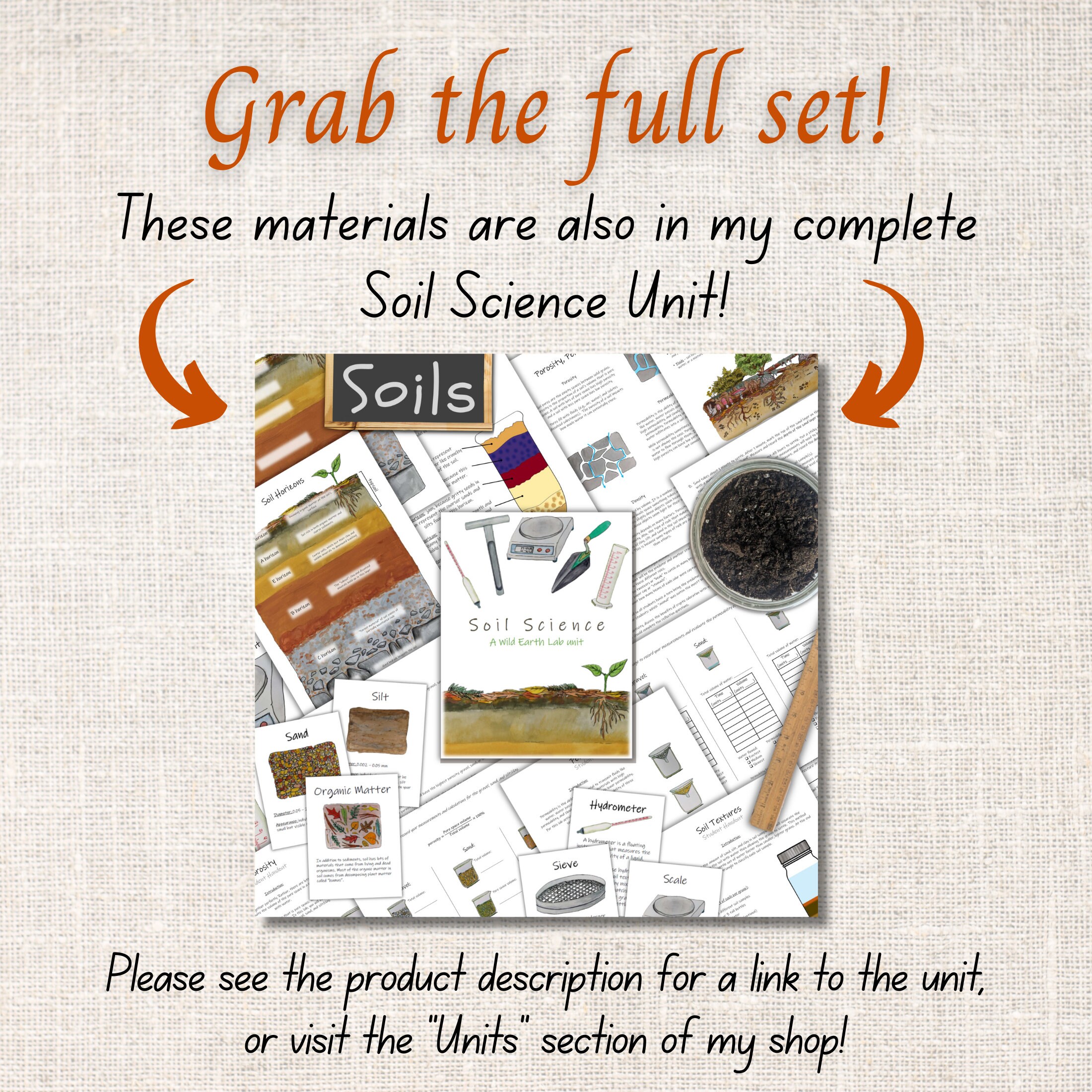 Soil Horizons Mini Study: Labeled & Unlabeled Diagrams, Science ...