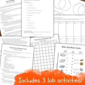 Rocks & Minerals Unit: Earth Science Lessons and Printables! Geology ...
