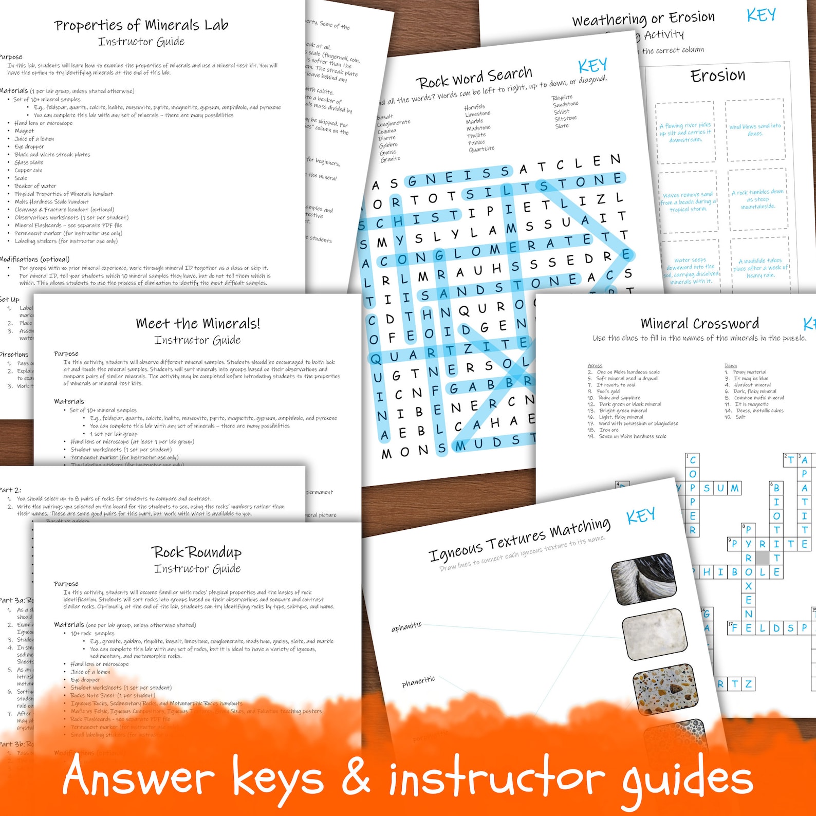Rocks & Minerals Unit: Earth Science Lessons and Printables! Geology ...