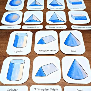 3D Shapes Mini Study: Three-dimensional Shapes, Geometry Lesson, Math ...