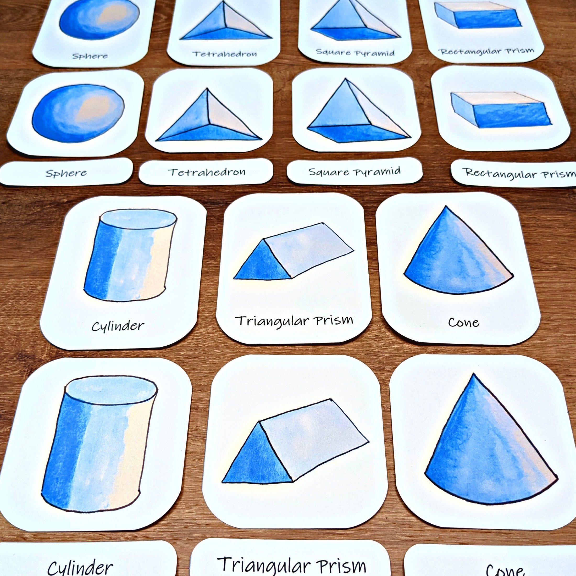 3D Shapes Mini Study: Three-dimensional Shapes Lesson Plan - Etsy