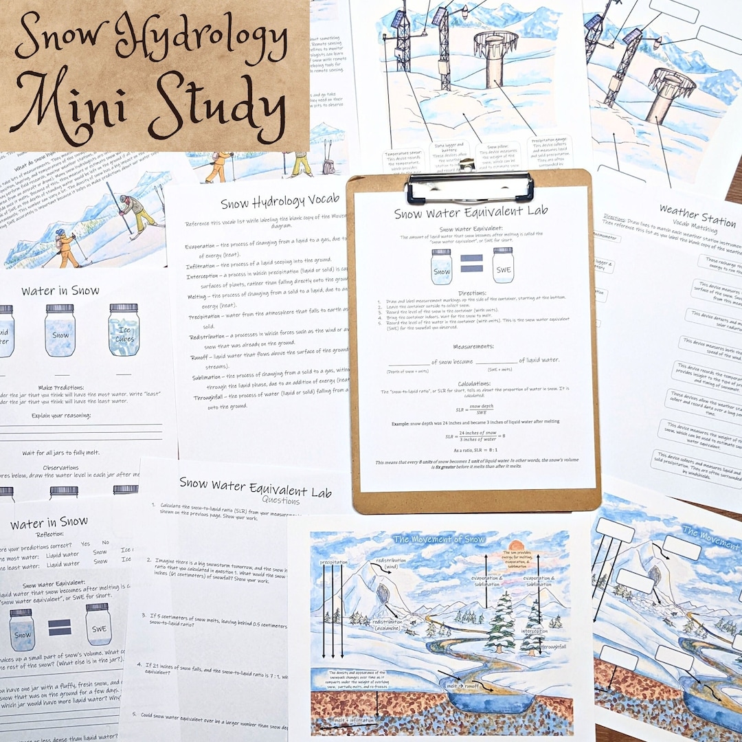 Snow Science Activities: Winter Science Projects With Applied Math ...