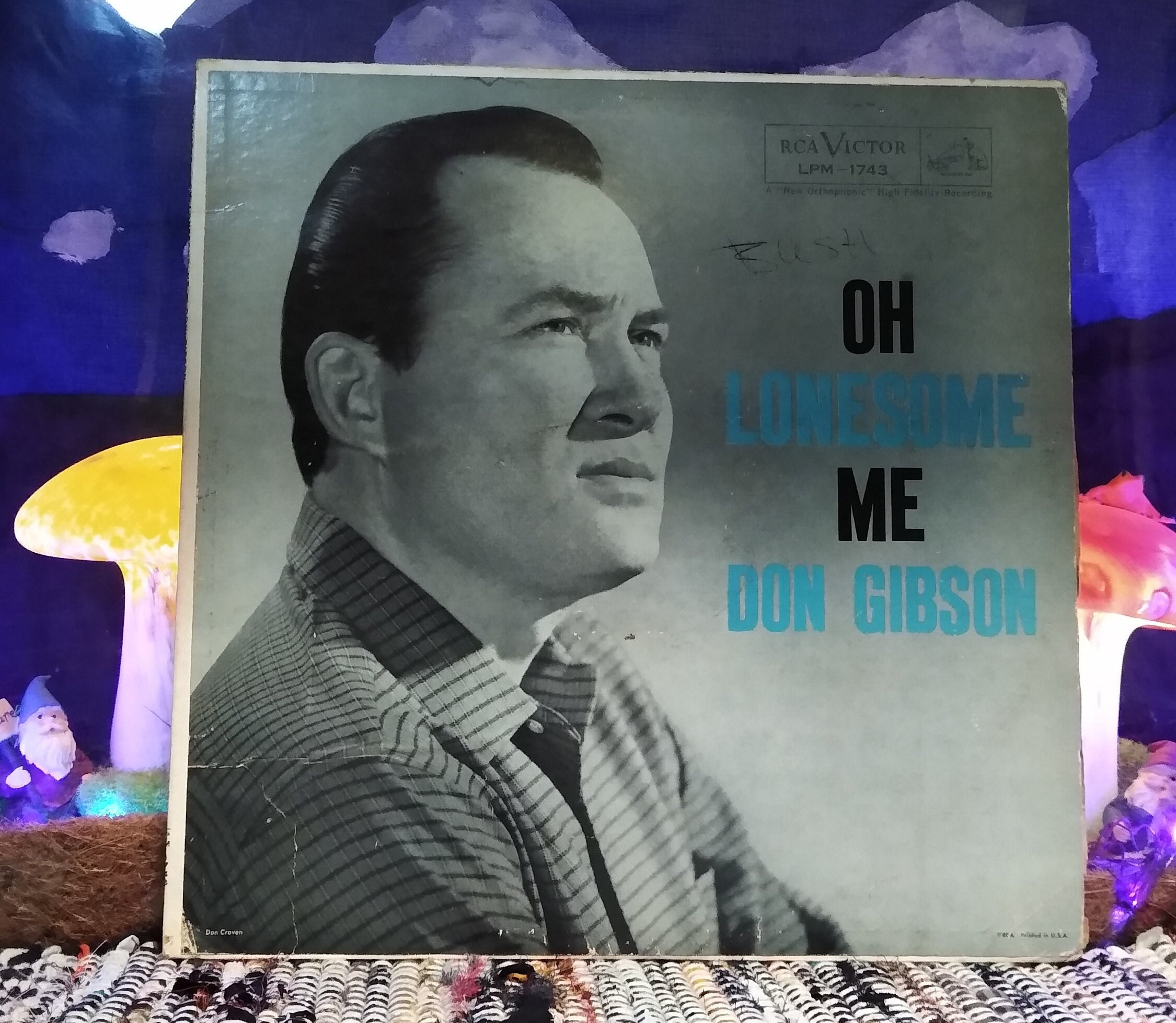 Don Gibson Oh Lonesome Me 1958 Mono Vinyl Record - Etsy